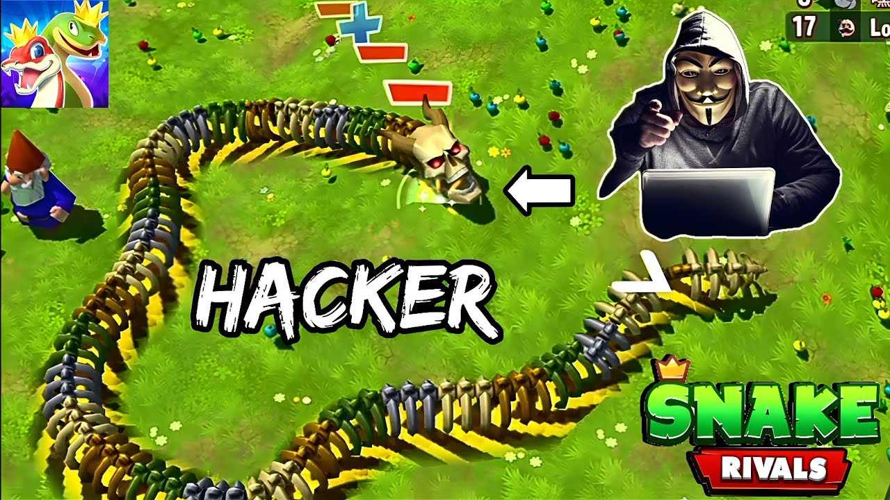 Snake Rivals : Invisible Snake Hacker! Glitch Or Hack? Pro Kills - YouTube