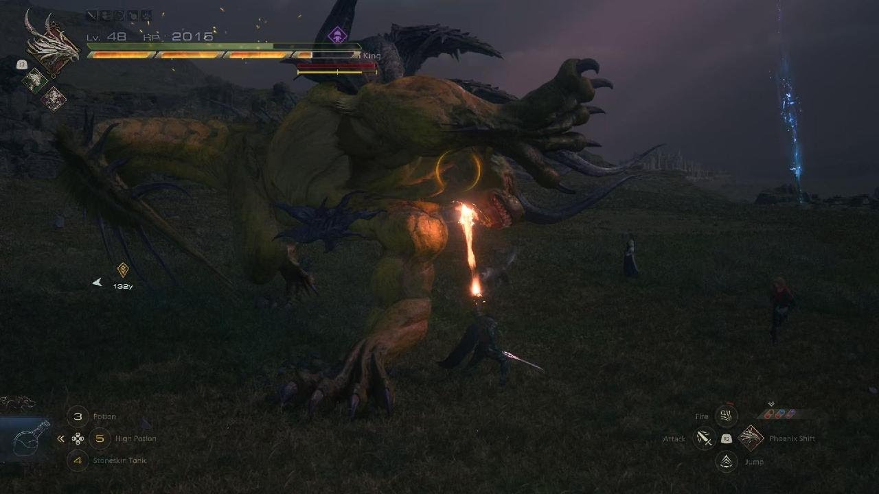 FINAL FANTASY XVI behemoth boss fight - YouTube