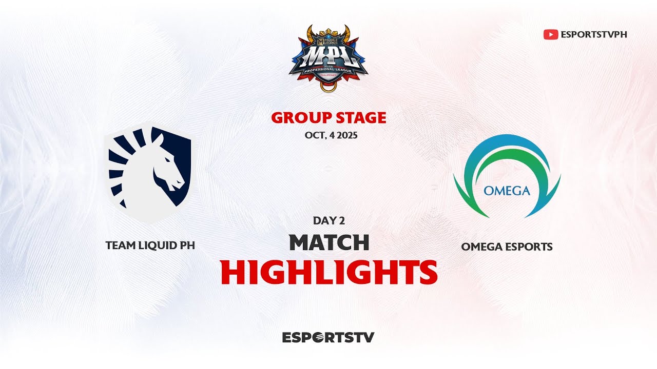 Team Liquid PH vs Omega HIGHLIGHTS MPL PH S16 | OMG VS TLPH ESPORTSTV ...