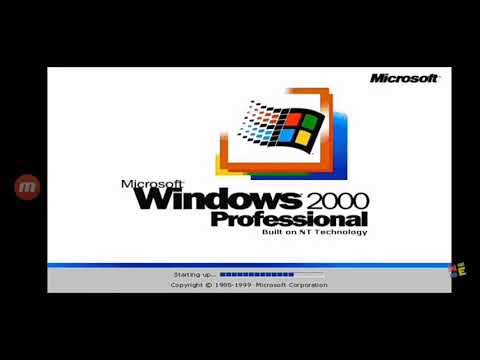Windows 2000 logo has BSOD! - YouTube