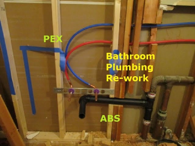How To Plumb A Bathroom Using Pex - Artcomcrea