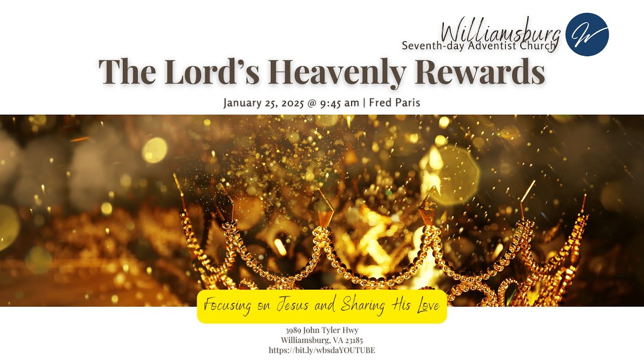 The Lord’s Heavenly Rewards | WSDA Church Service | 9:45 am (EST) - YouTube