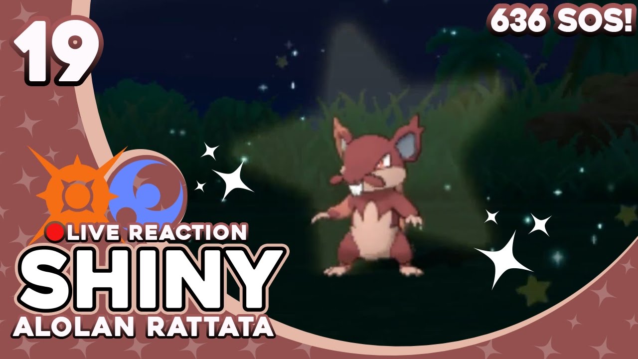 ANOTHER ALOLAN SHINY! SHINY ALOLAN RATTATA! | Pokémon Sun and Moon ...