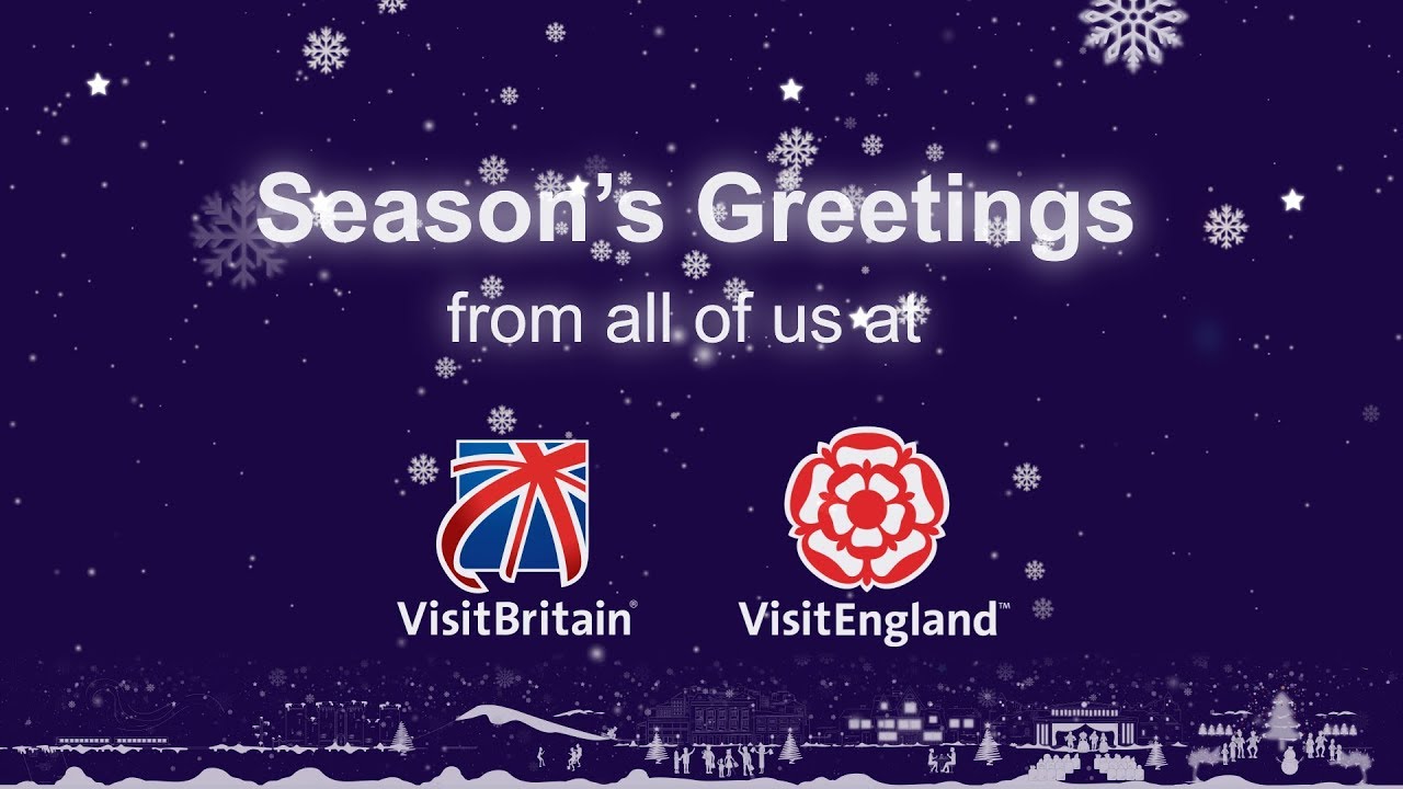 Season's Greetings from VisitBritain/VisitEngland - YouTube