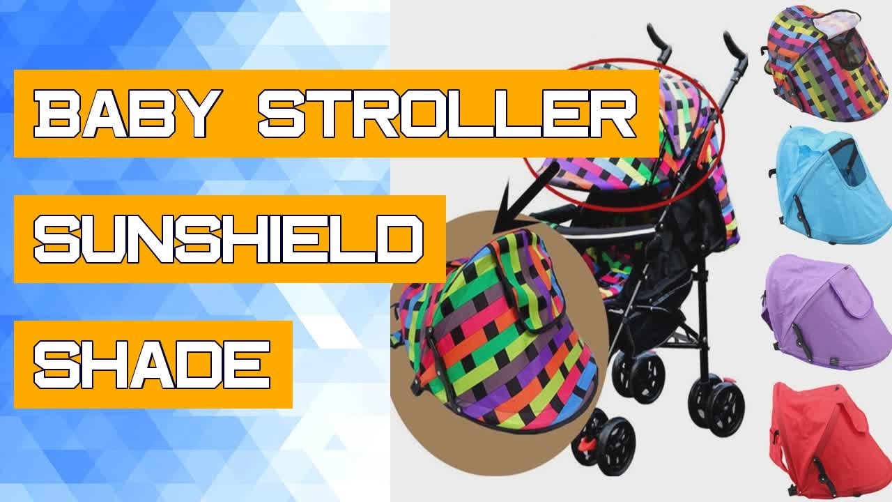 Baby Stroller Sunshield Shade Protection Hood Canopy Cover Prams ...