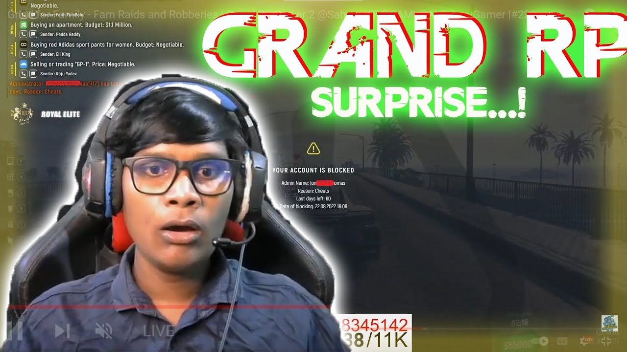 Surprice from Grand RP | Grand RP Server 2 @Sahara YT @SAMURAI ...