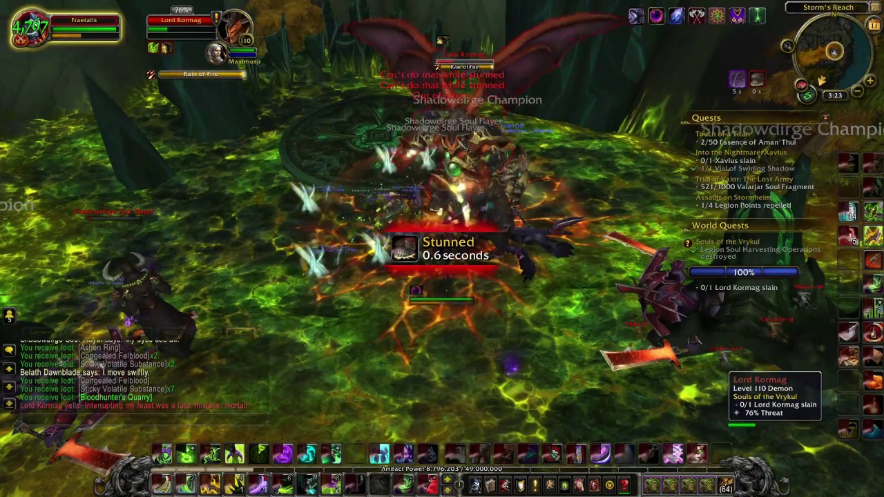 World of Warcraft Souls of the Vrykul Legion Assault Stormheim World ...