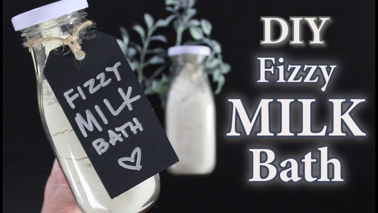 Fizzy Milk Bath 3 Ways | Milk Bath Recipe | Mothers Day | Easy Handmade ...