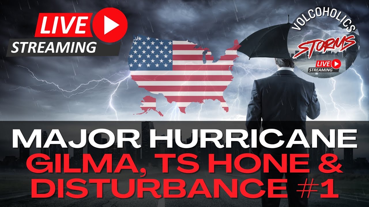 LIVE Coverage of Hurricane Gilma, Tropical Storm Hone, and Disturbance ...