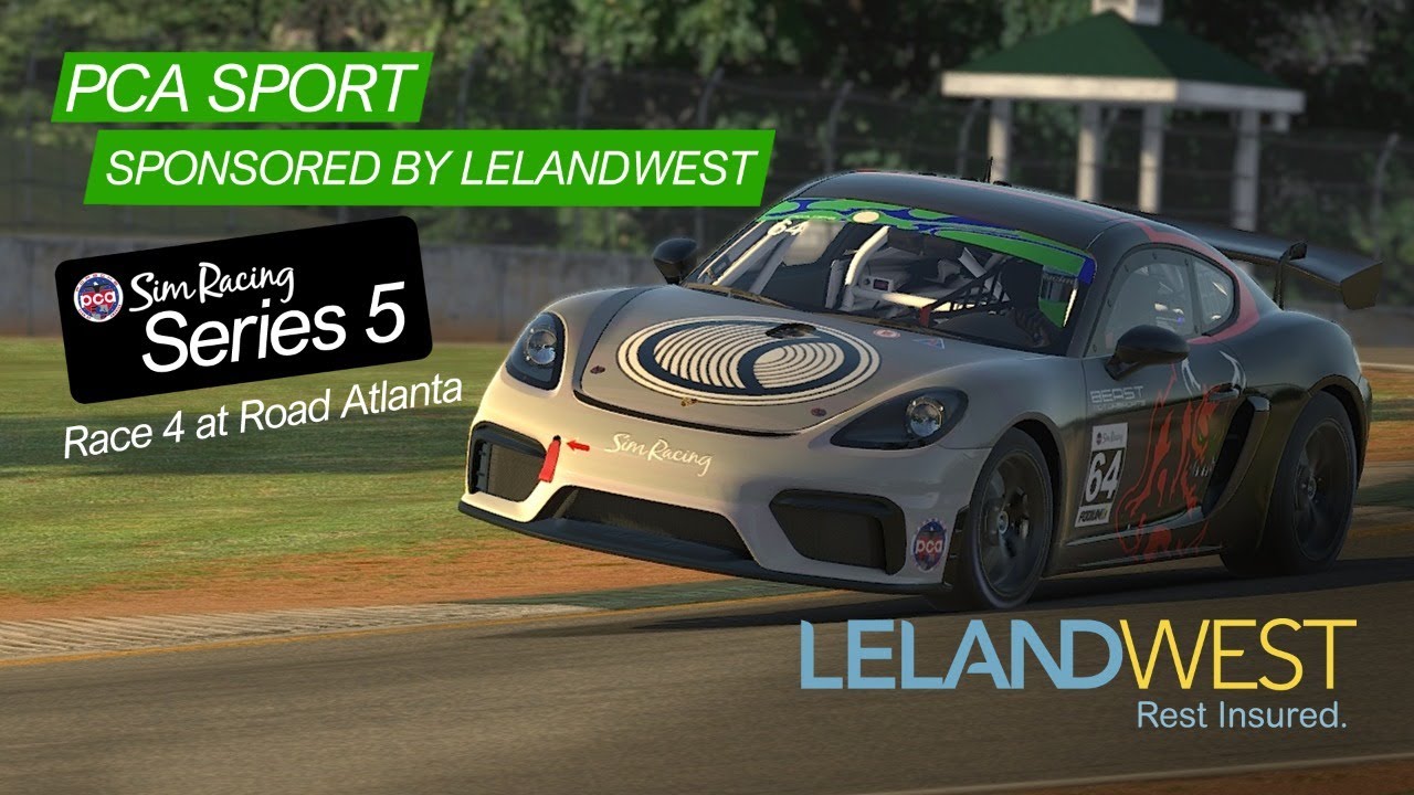 PCA Sport | PCA Sim Racing Series 5 Round 4 : Road Atlanta - YouTube