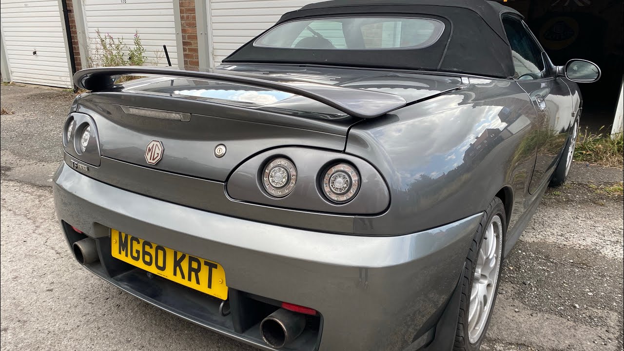 Fitting a MG ZS Spoiler to my MG TF - YouTube