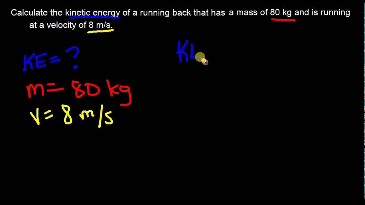 KE & PE Practice Problems - YouTube