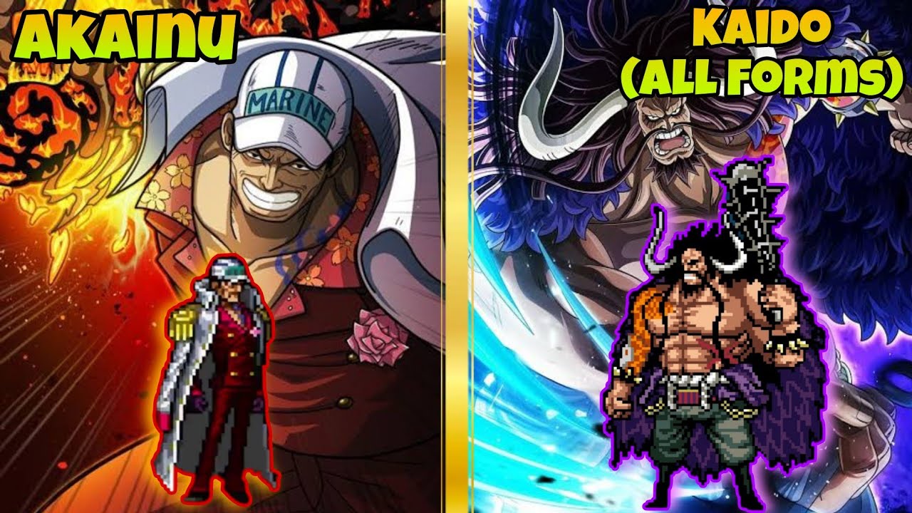 Jump Force MUGEN - Kaido (All Forms) vs Akainu - YouTube
