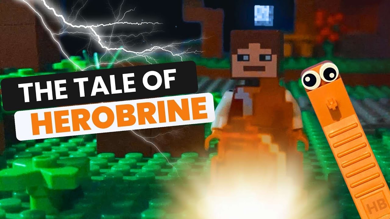 LEGO Minecraft: The Tale of Herobrine - Spooky Stop Motion Animation ...