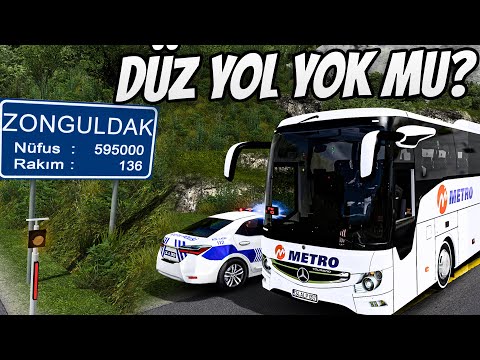 GERÇEK HAYATTAKİ ZONGULDAK OTOGARA GİTTİK !!! - SİNOP - ZONGULDAK YOLCULUĞU - MERCEDES TOURISMO MOD