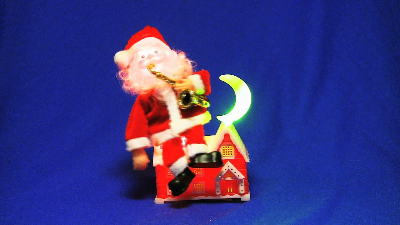 SANTA CLAUS sax player toy - YouTube