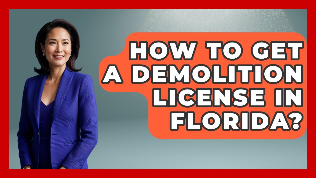 How To Get A Demolition License In Florida? - Civil Engineering ...