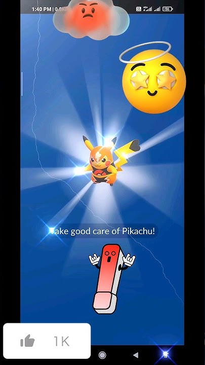 Finally got libre pikachu in pokemon go || Libre pikachu by trade in ...