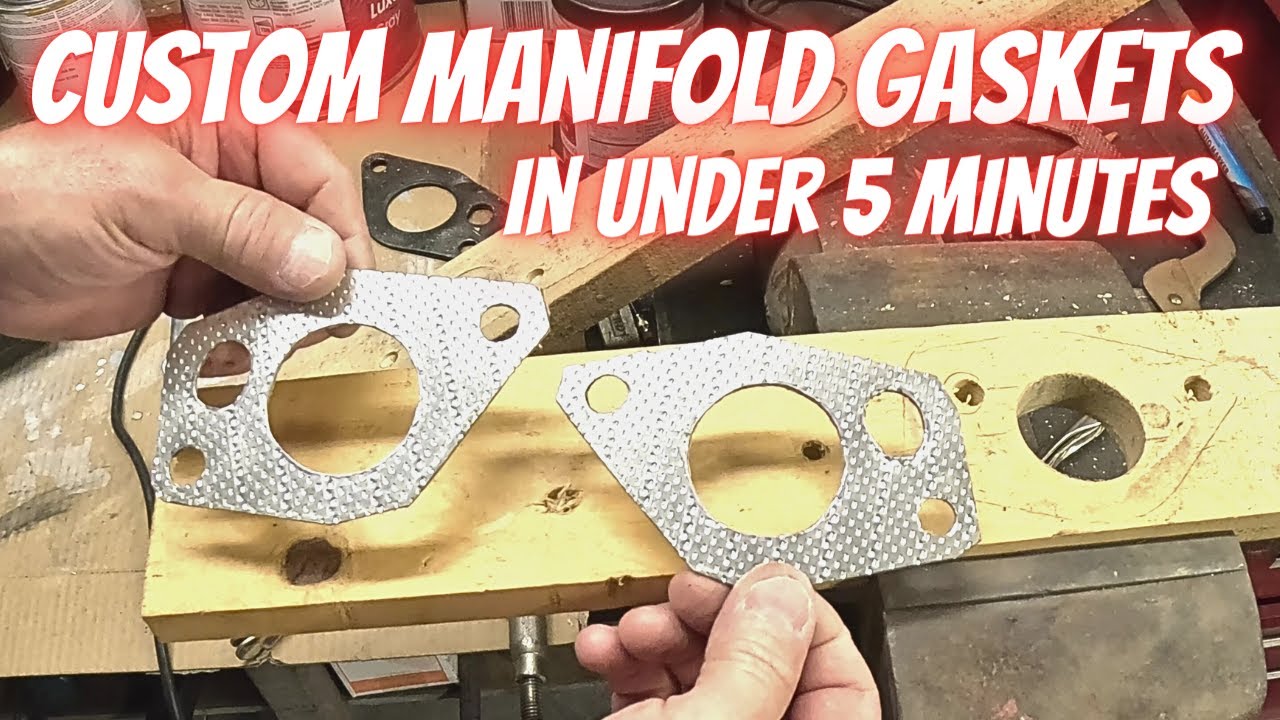 How To Make Intake Manifold Gaskets In Under 5 Minutes - YouTube