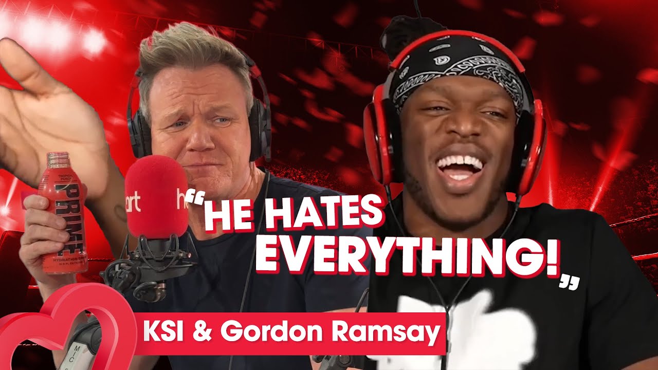 KSI responds to Gordon Ramsay's brutal Prime reaction - YouTube