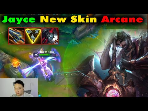 Jayce Wild Rift Tốc chiến China | Arcane Jayce New Skin - Build Trinity ...