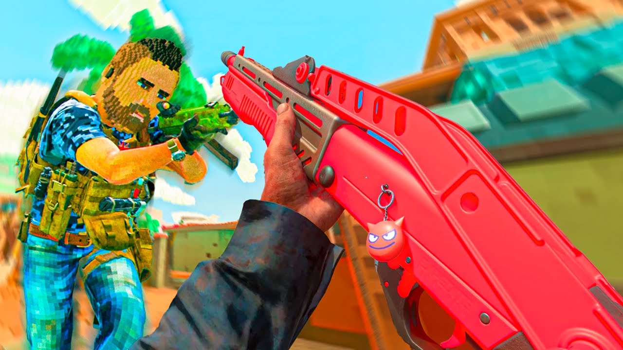 Call of Duty 🤝 Minecraft + SPAS 12 VOLTOU ( e é horrível ) - YouTube