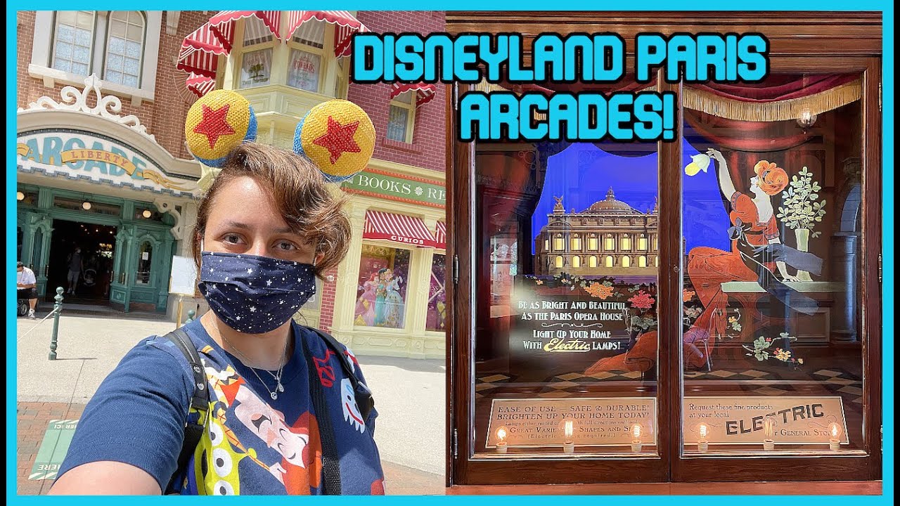The ARCADES of DISNEYLAND PARIS! - YouTube