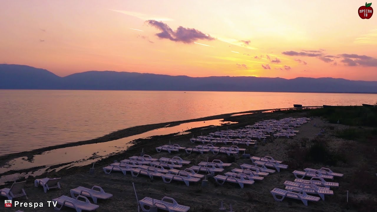 Slivnica Beach (sunset), Prespa Lake, Macedonia (21.6.2023) Сливница ...