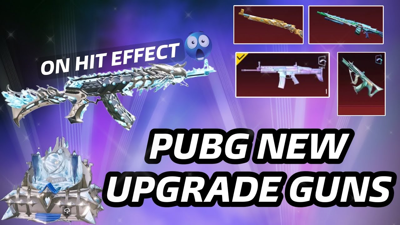 😱PUBG NEW GUNS WITH ON-HIT EFFECTS | PUBG UPCOMING GUNS WITH RELEASE ...