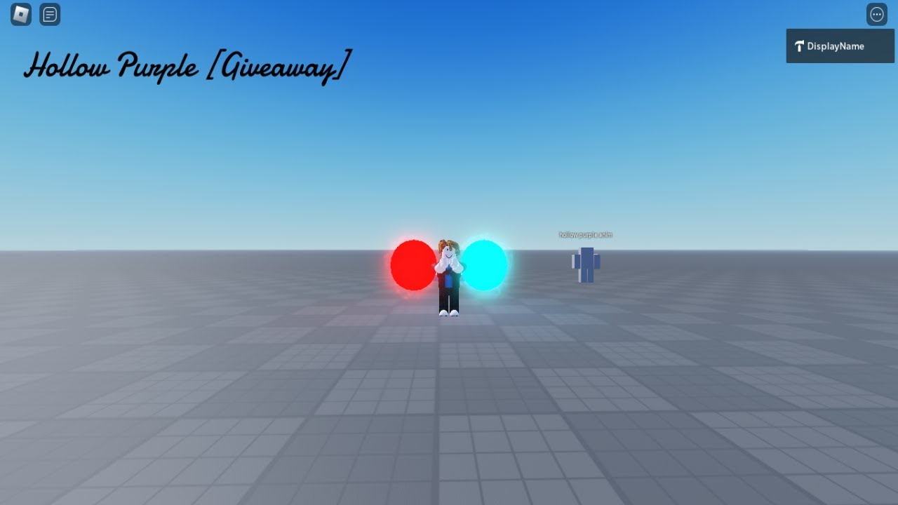 Hollow Purple | Roblox studio [Giveaway] - YouTube