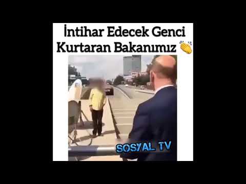 İntihar Etmek isteyen Genci Süleyman Soylu Böyle Kurtardı