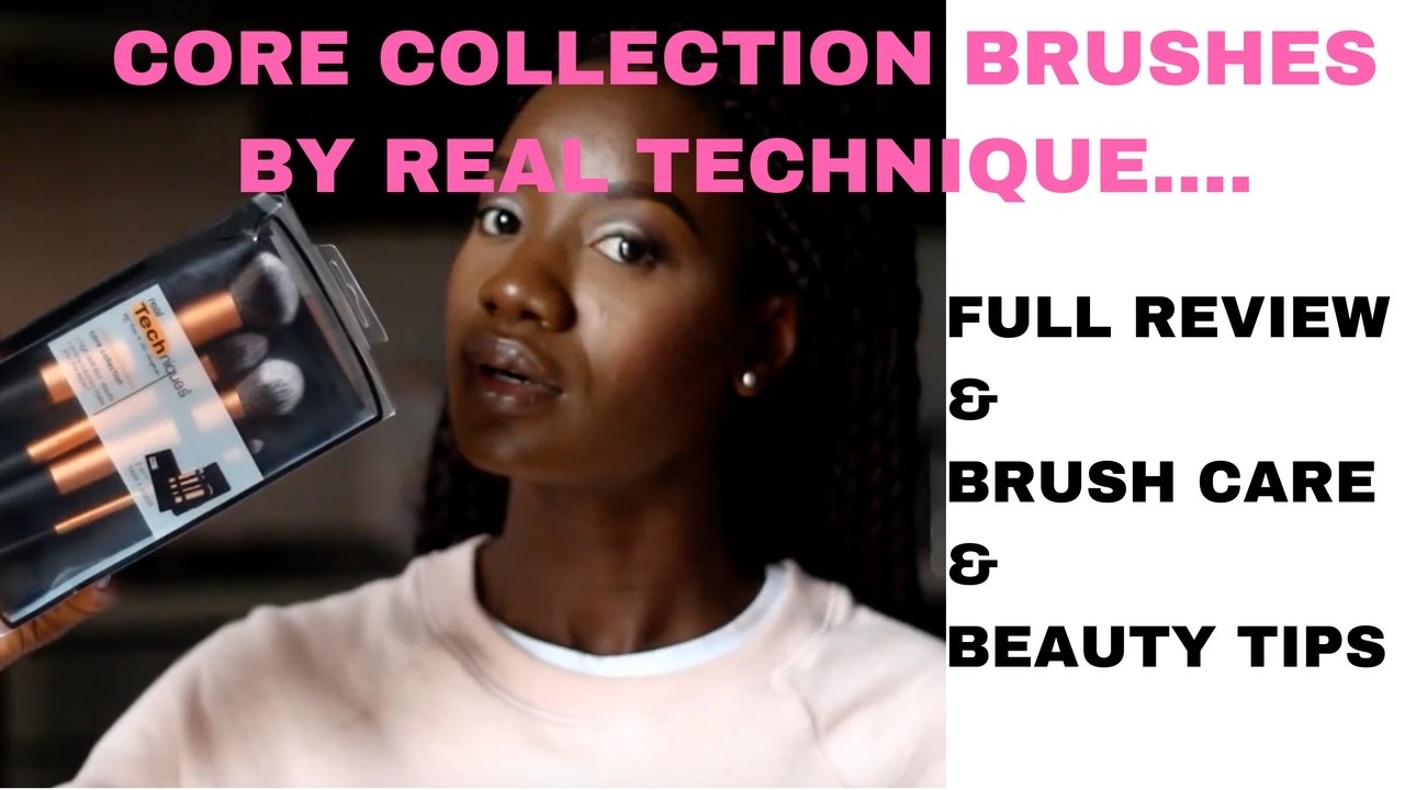 REAL TECHNIQUE CORE COLLECTION BRUSH SET (FULL REVIEW) MOJINTOUCH - YouTube