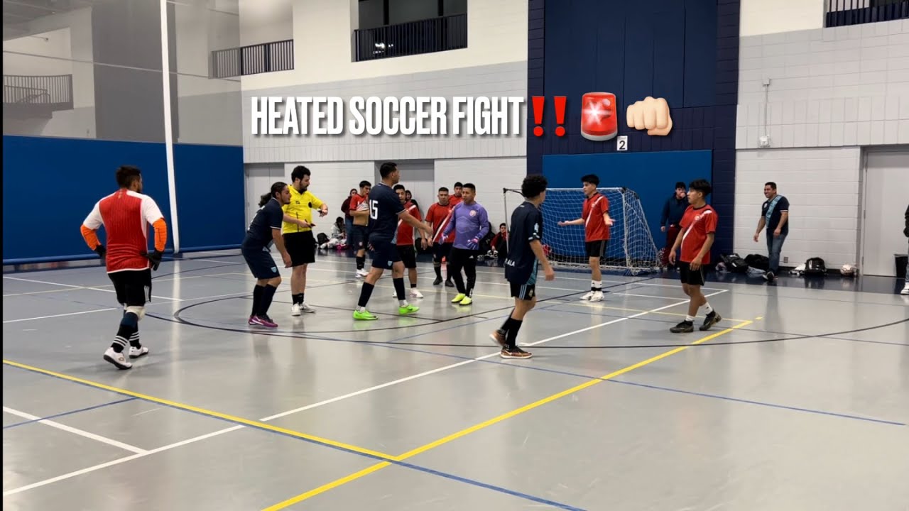 FUTSAL SOCCER Goalie SCORES 3 GOALS then Ends in FIGHT! - YouTube