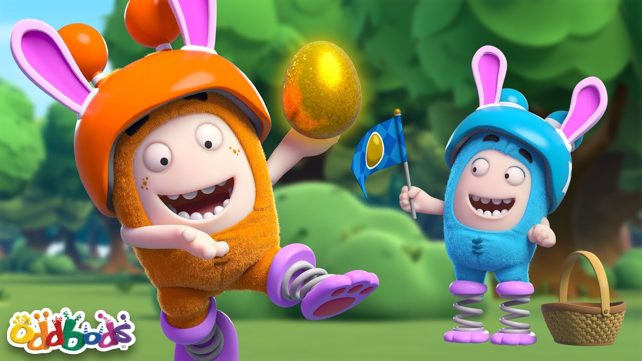 Easter Egg Envy | 1 Hour of Oddbods Full Episodes | Funny Food Cartoons ...
