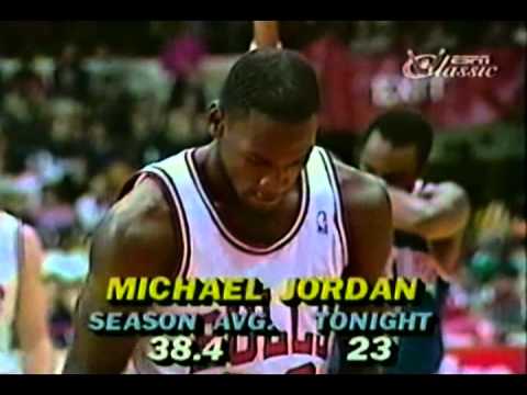 Michael Jordan Highlights (40pts-18 Consecutive Points to End the Game ...