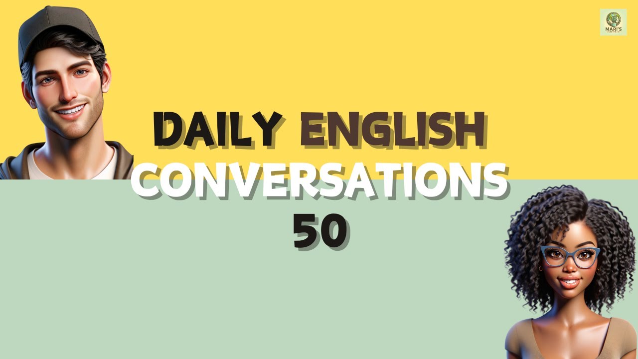 #016 Daily English Conversation 50 / Listening and Speaking Practice ...