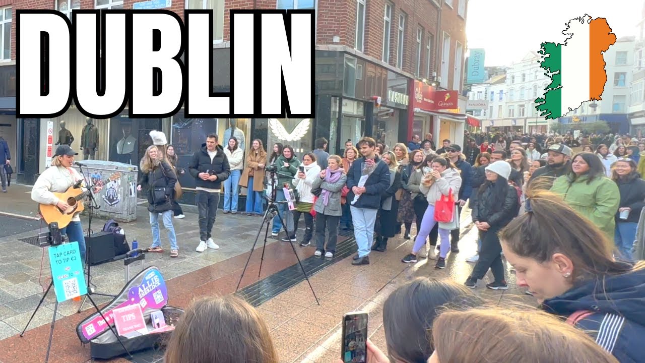 DUBLIN Busker Blows Crowd Away! | Grafton Street | Allie Sherlock ...
