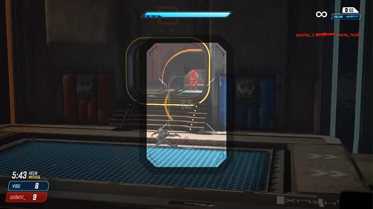 Splitgate my first collateral on railgun - YouTube