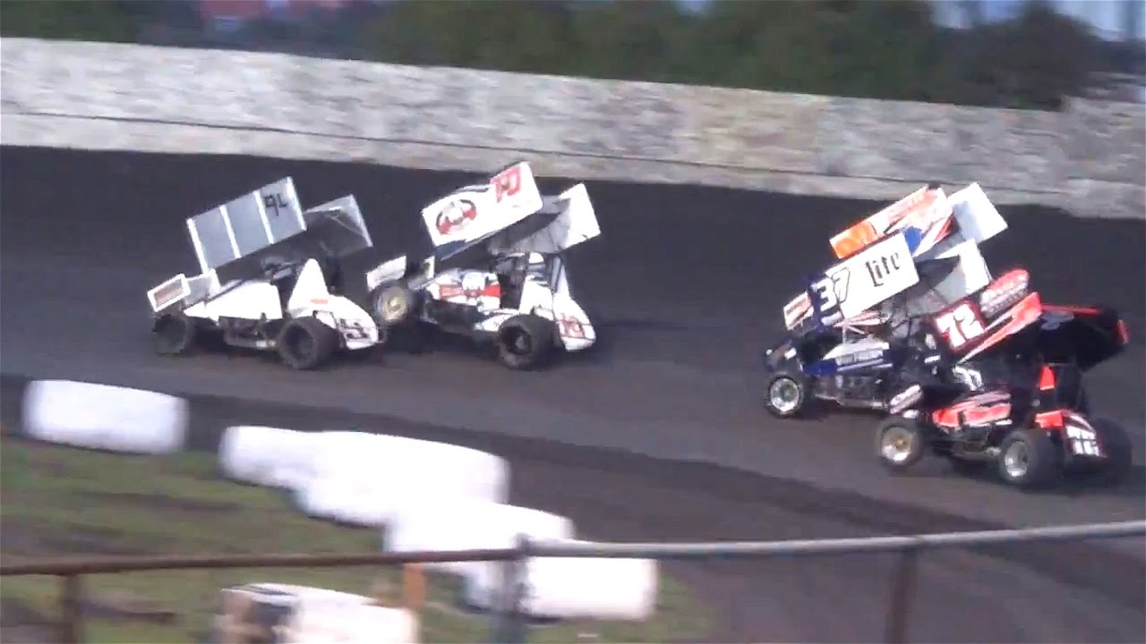 360 Sprints B-MAIN 3-28-15 Petaluma Speedway - YouTube