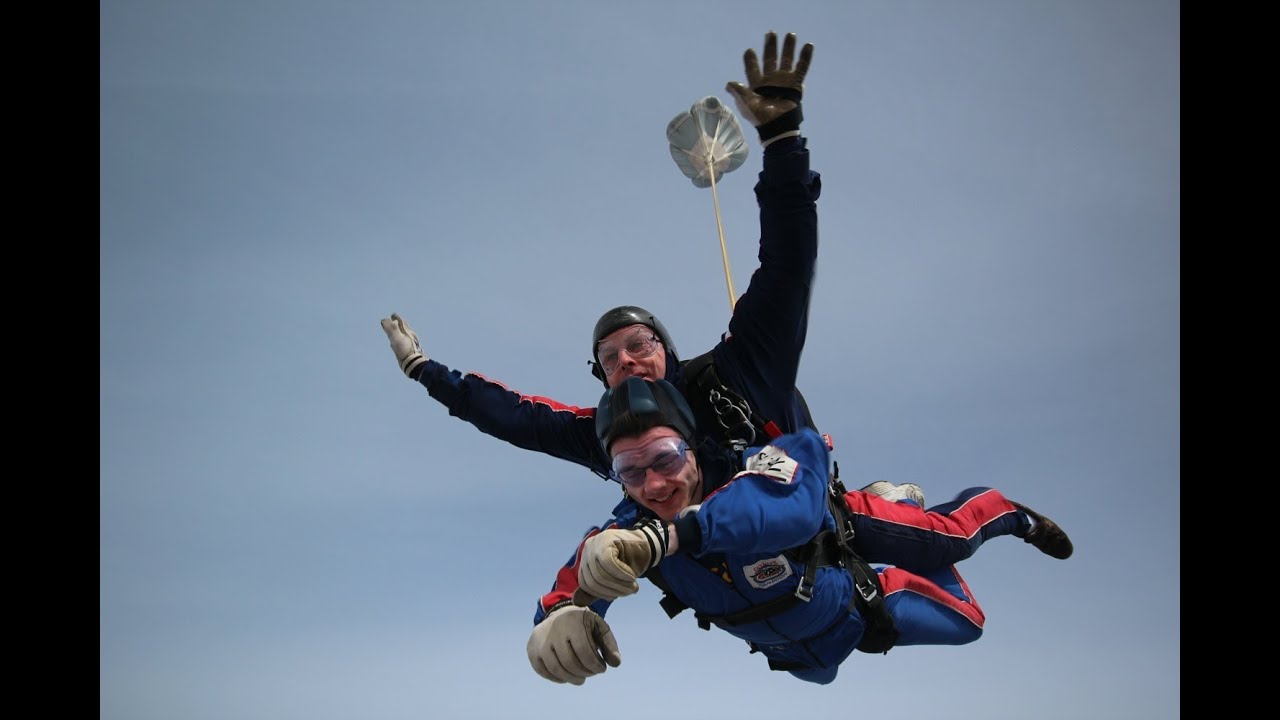 Stephen's Story- Skydiving!!! - YouTube