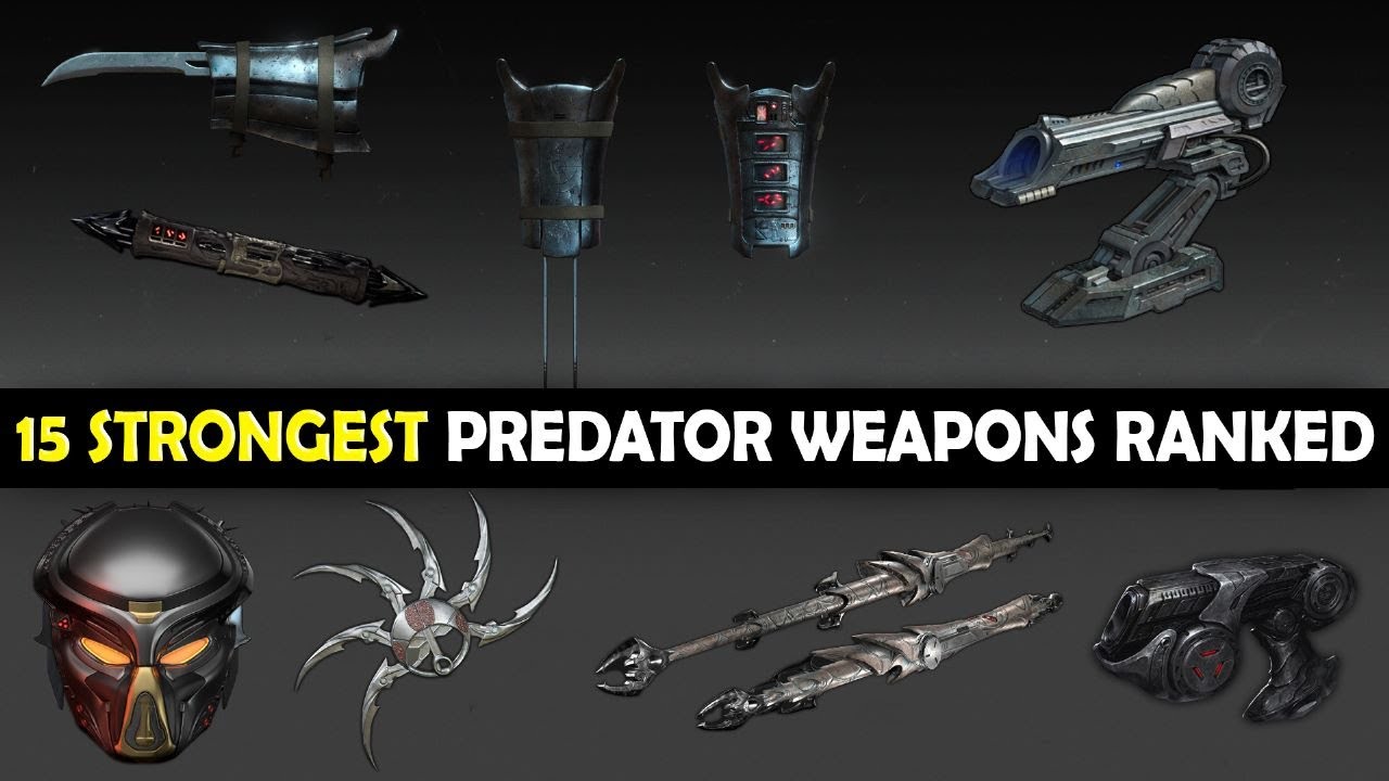 Strongest Predator Weapons Ranked - YouTube