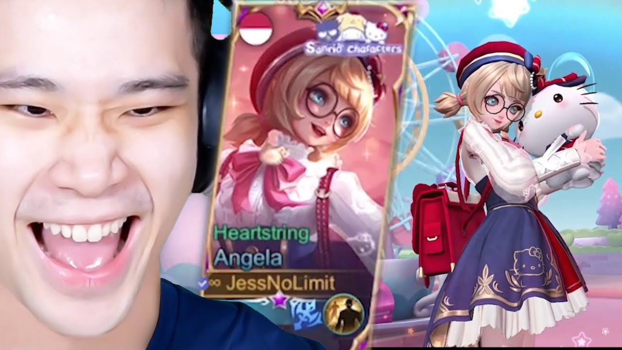 Skin Hello Kitty Angela Rp5,000,000 - Mobile Legends - YouTube