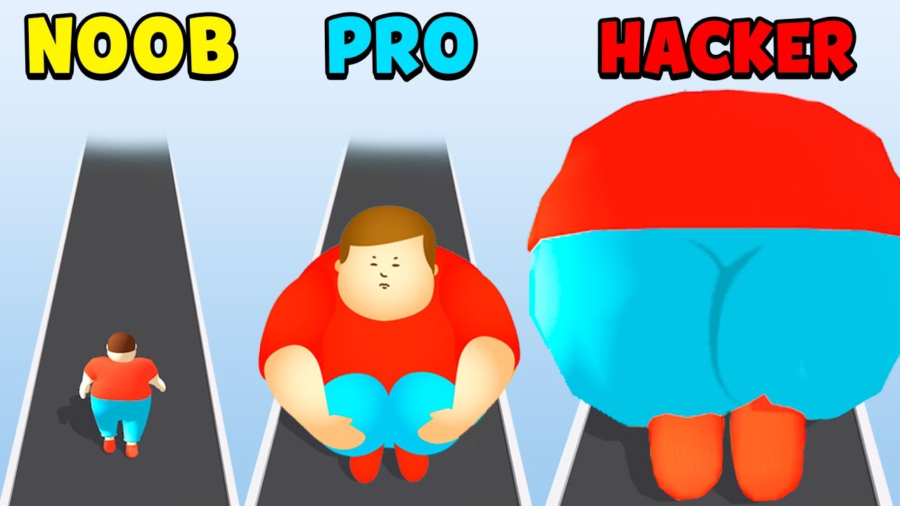 NOOB vs PRO vs HACKER - Fat Rolling - YouTube