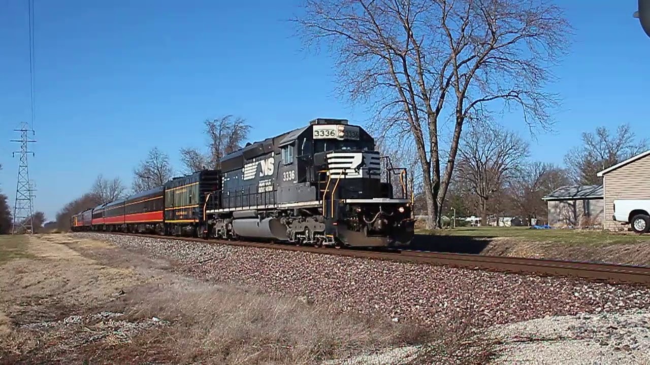 NS 3336 Leads NS 956 At Decatur Illinois - YouTube