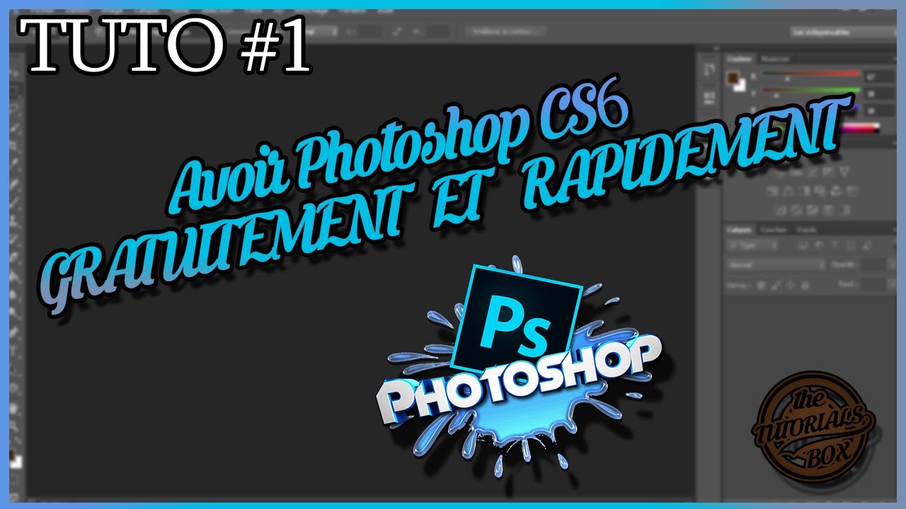 TUTO #1 - Avoir Photoshop CS6 gratuitement et rapidement - YouTube