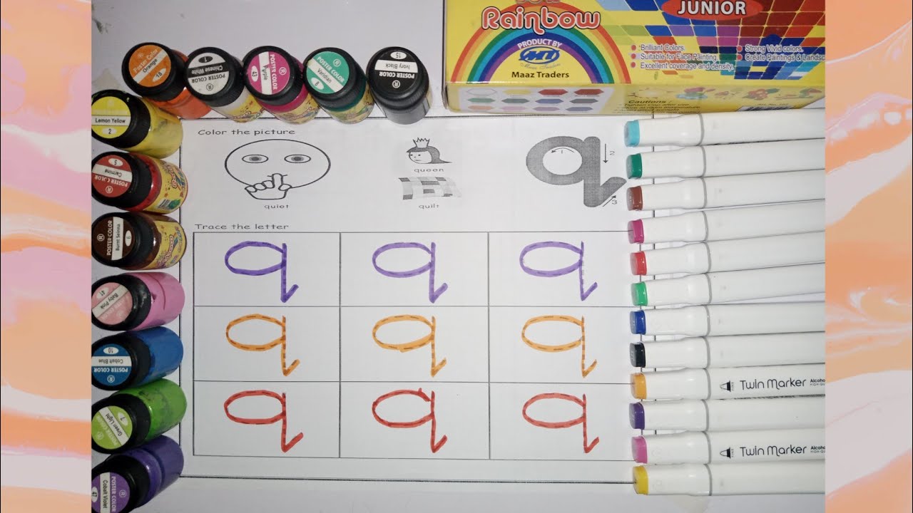 Q for Queen Q for Quilt Q for Quite | abc | abcd | abc song |phonics ...