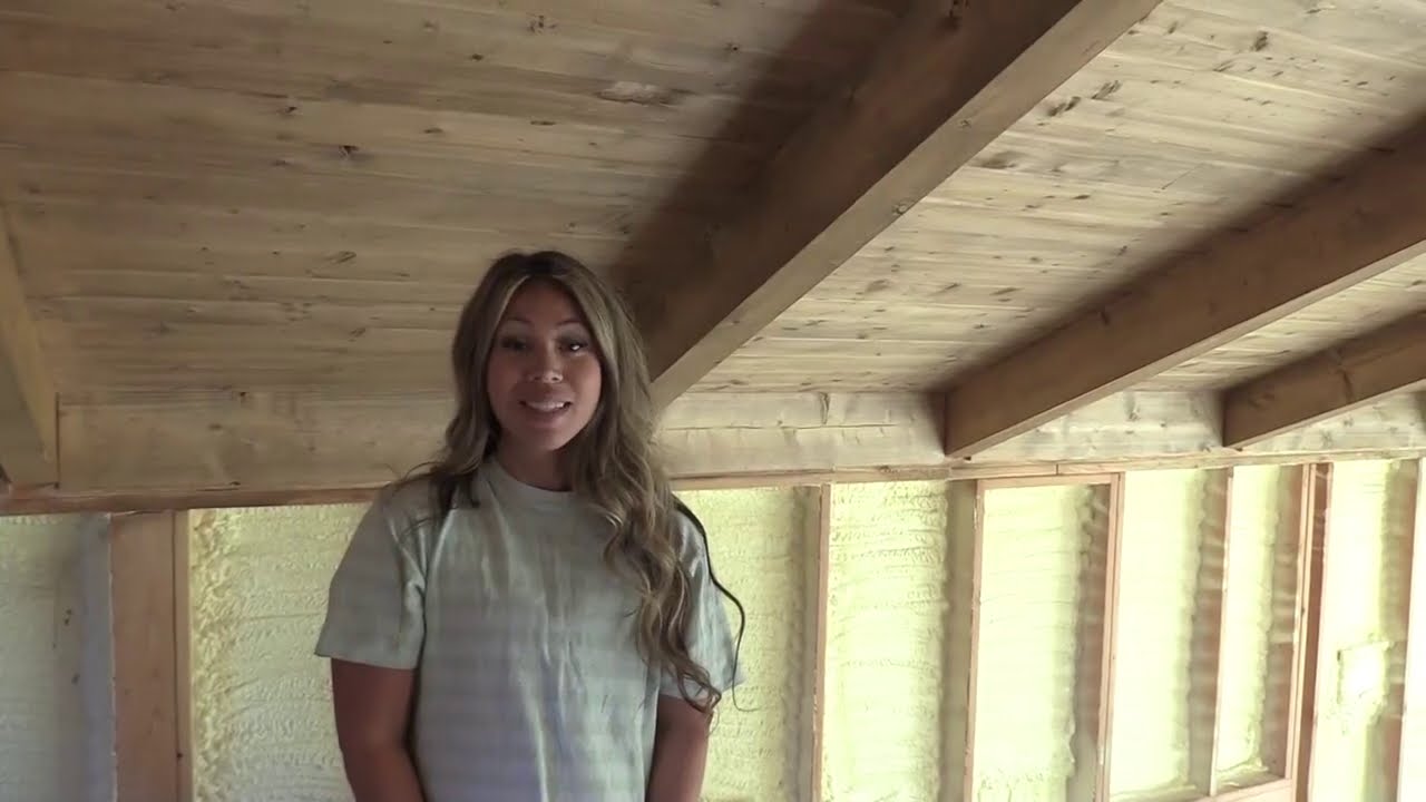 Cabin House Build Episode 9: How We Build Exposed Wood Ceilings - YouTube