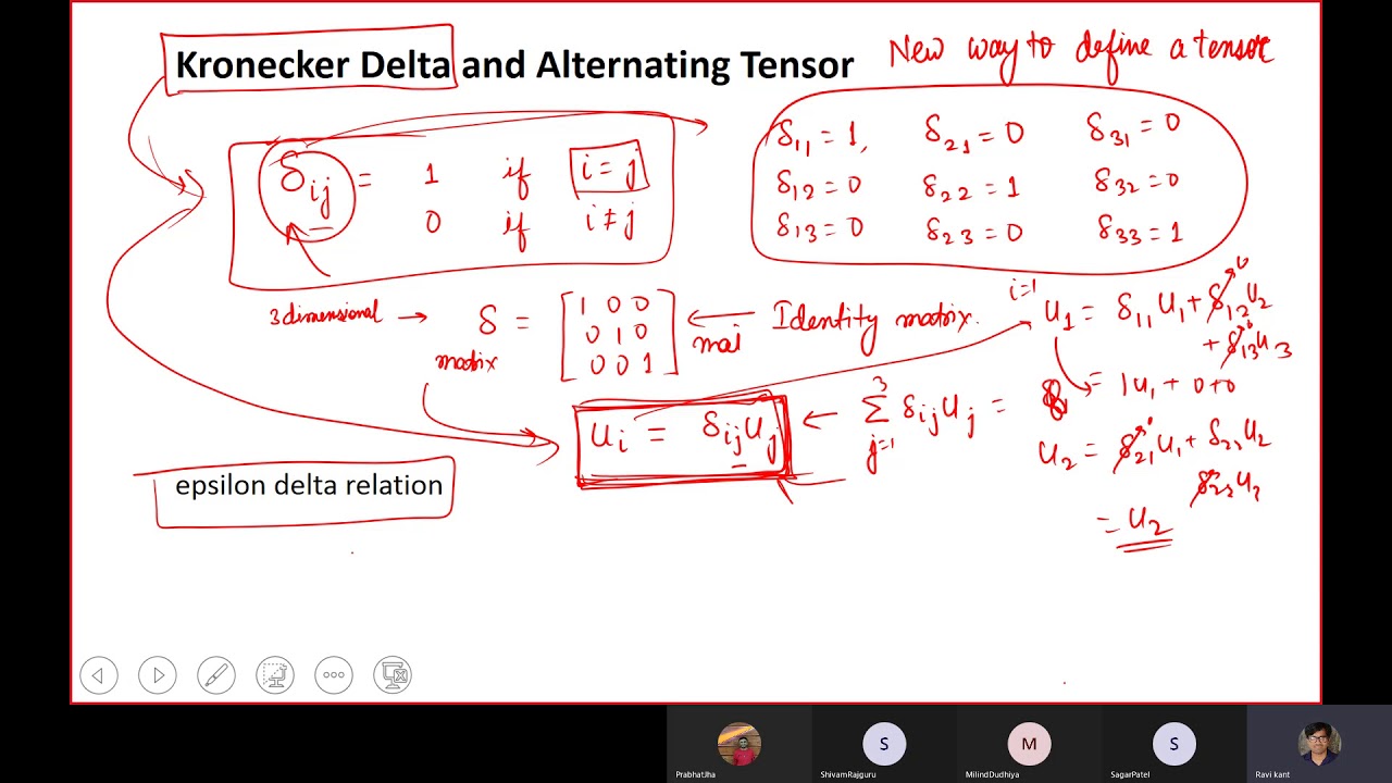 Advanced fluid mechanics Tensor notation and its algebra part 4 - YouTube