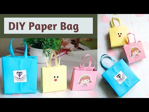 How to make paper bag | DIY paper bag | paper bag | origami gift bag ...