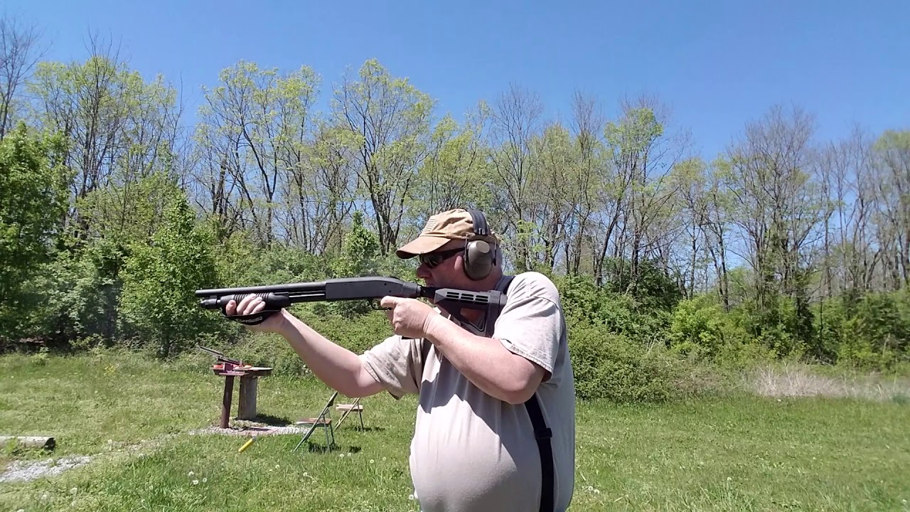 Shockwave 20 with SB Arm brace range test - YouTube